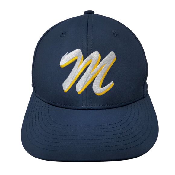 Champro | Accessories | Letter M Fitted Hat Blue Sm Cfit Embroidered ...